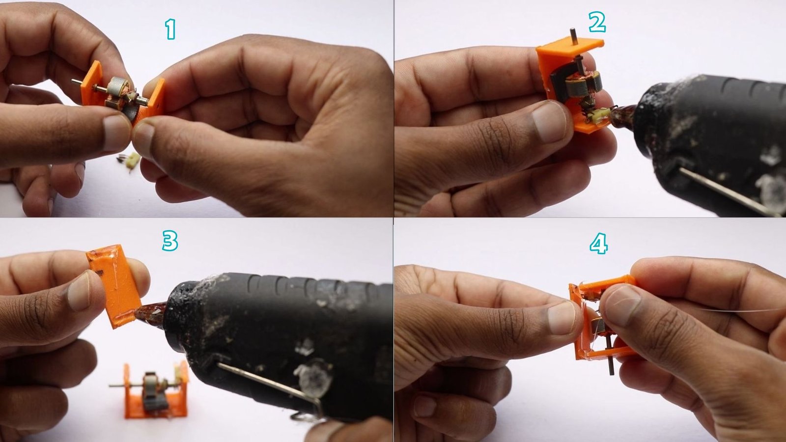 Making Unique DC Motor from Old RC Car Motor - GeekyElectronics