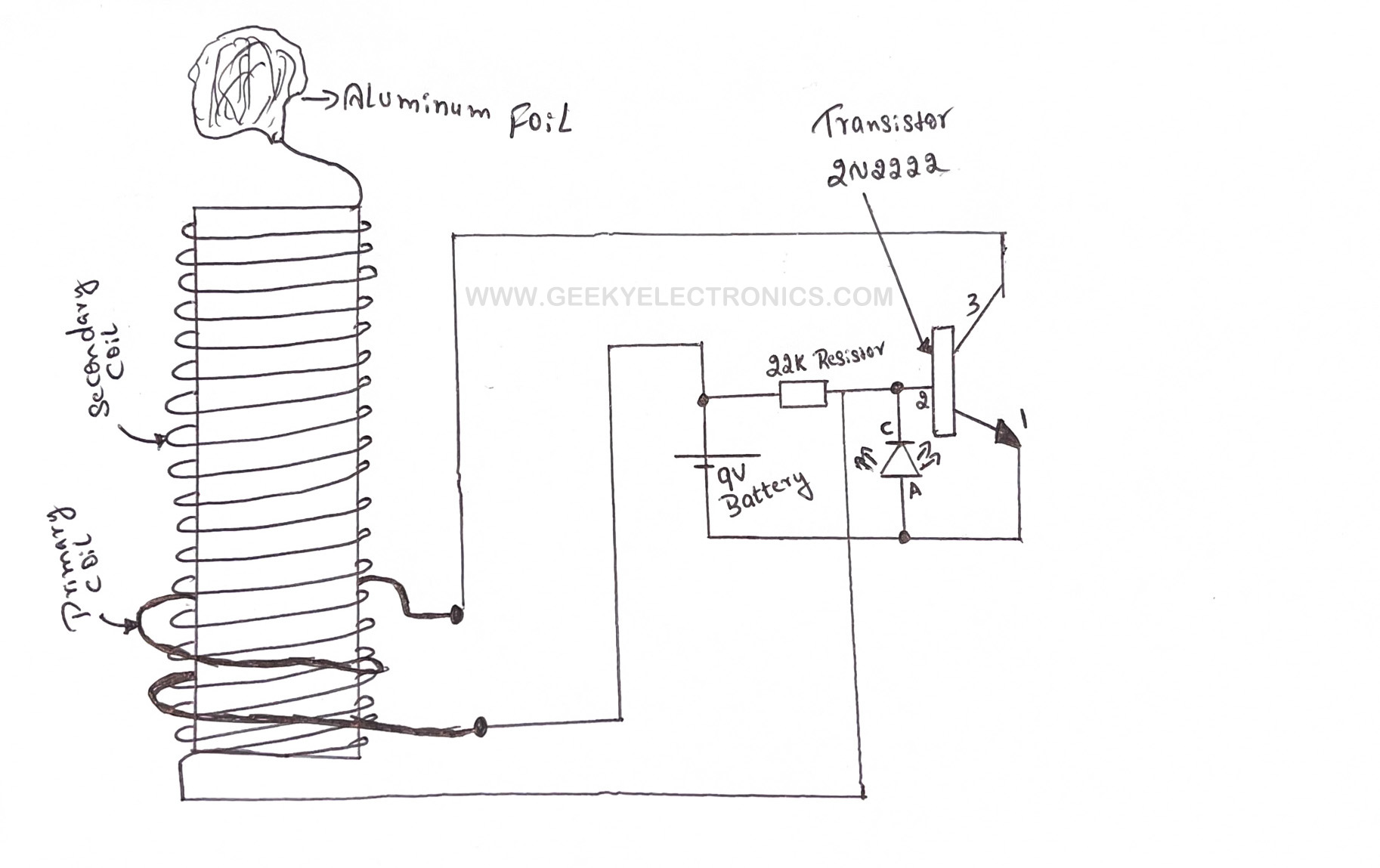 How to Build Mini Tesla coil at Home - GeekyElectronics