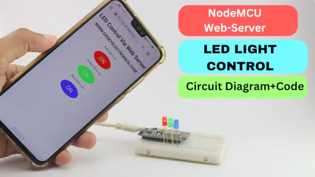 Nodemcu web server led control - GeekyElectronics Nodemcu web server led control - GeekyElectronics