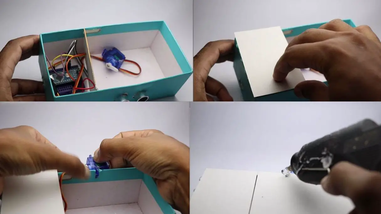 Smart Dustbin Using Arduino Project With Circuit Diagram Geekyelectronics 2534