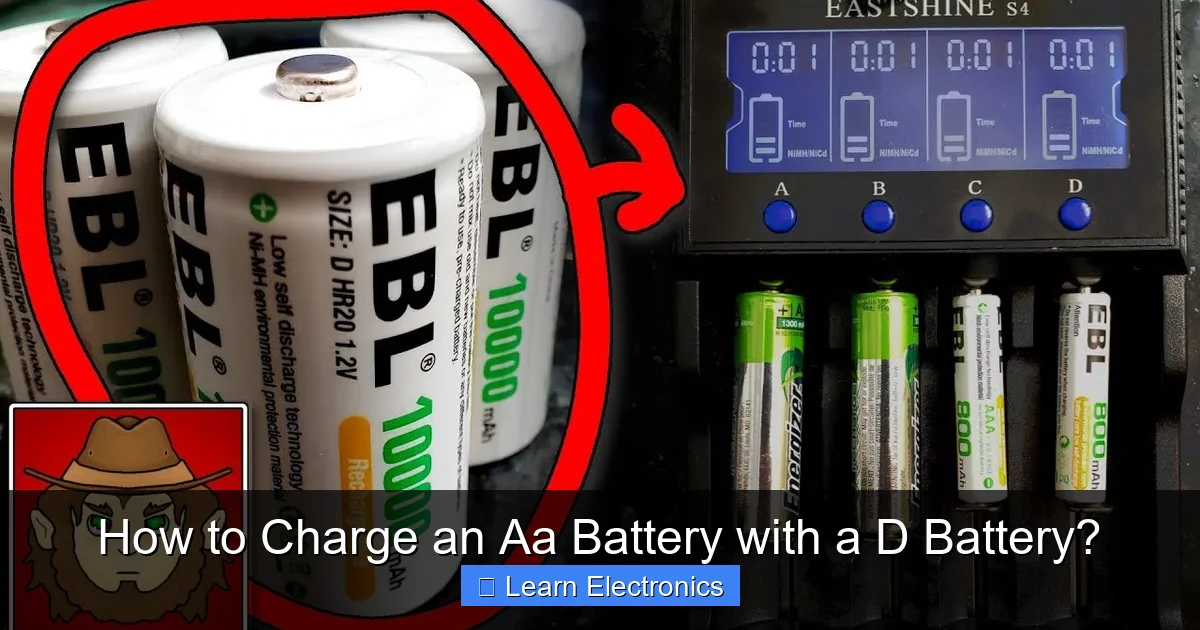 How to Charge an Aa Battery with a D Battery? - GeekyElectronics