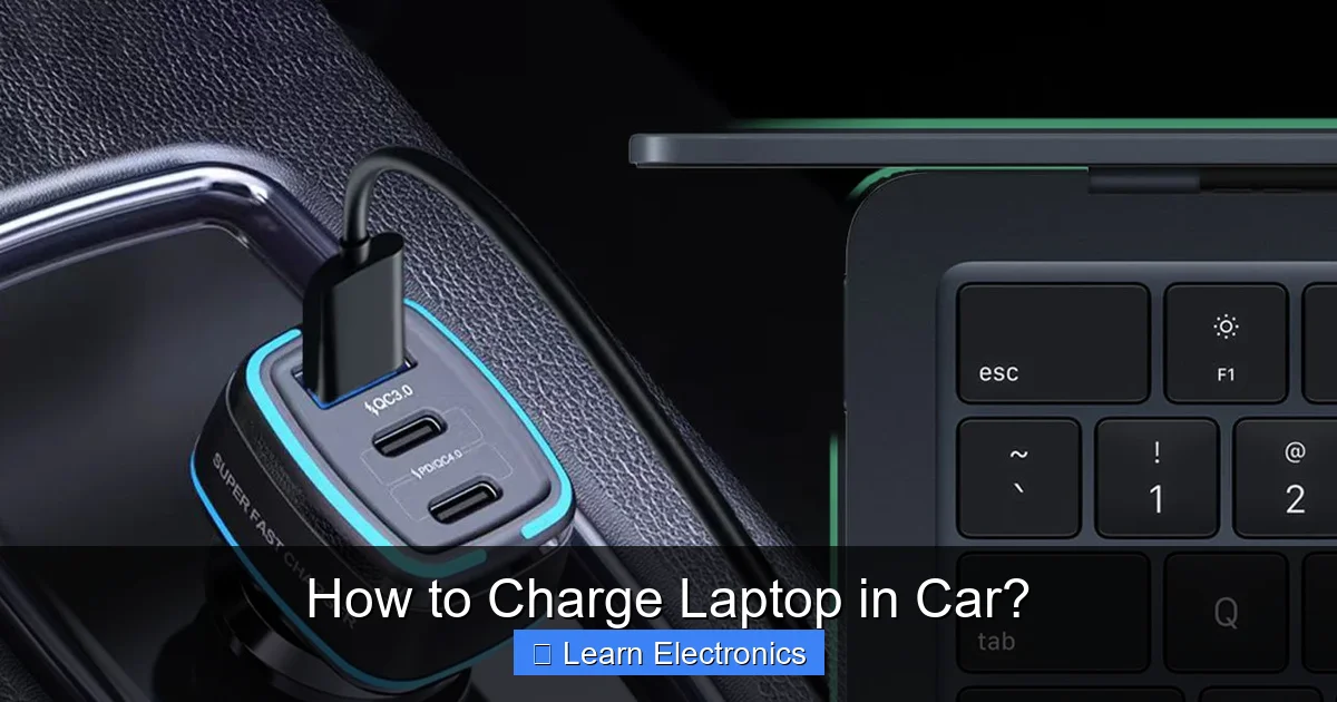 How to Charge Laptop in Car? - GeekyElectronics