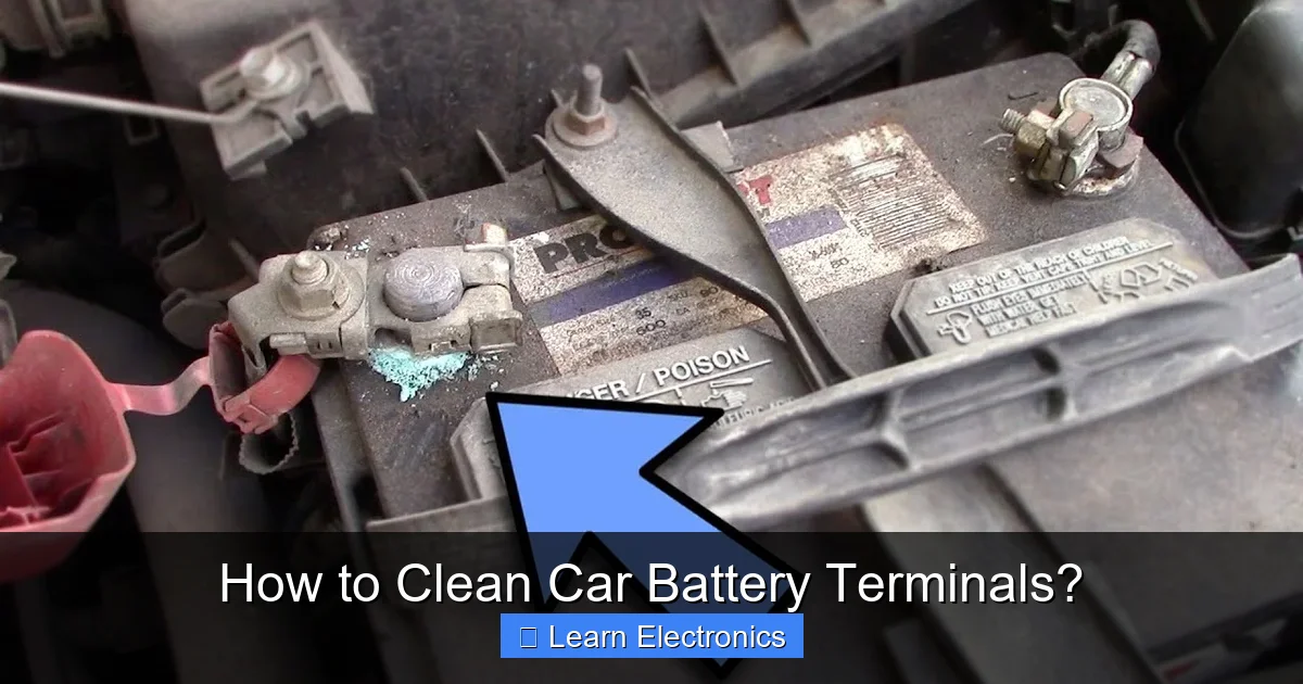 How to Clean Car Battery Terminals? - GeekyElectronics