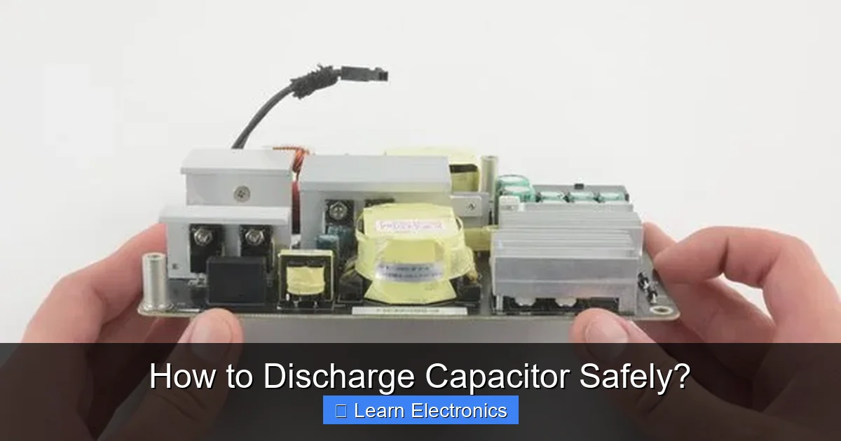 How to Discharge Capacitor Safely? - GeekyElectronics