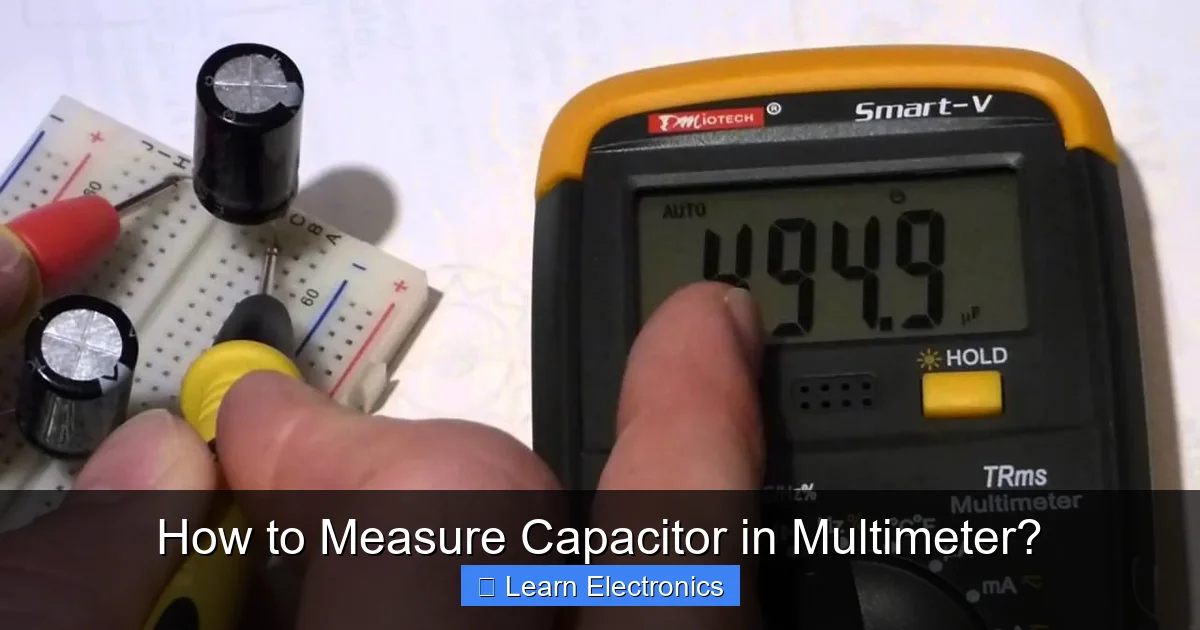 How to Measure Capacitor in Multimeter? - GeekyElectronics