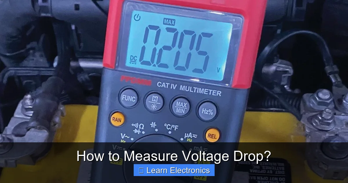 How to Measure Voltage Drop? - GeekyElectronics