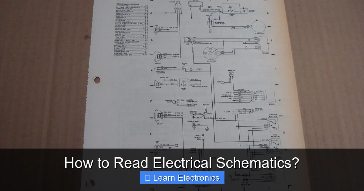 How to Read Electrical Schematics? - GeekyElectronics
