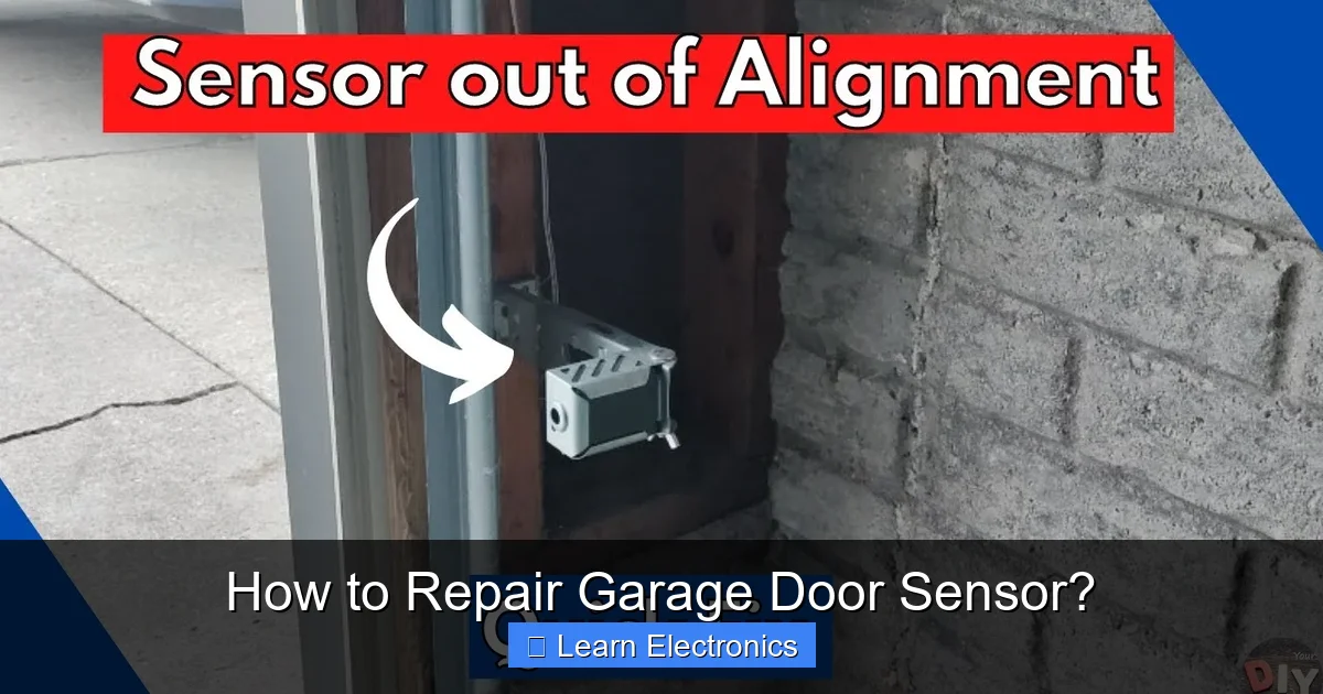 How to Repair Garage Door Sensor? - GeekyElectronics