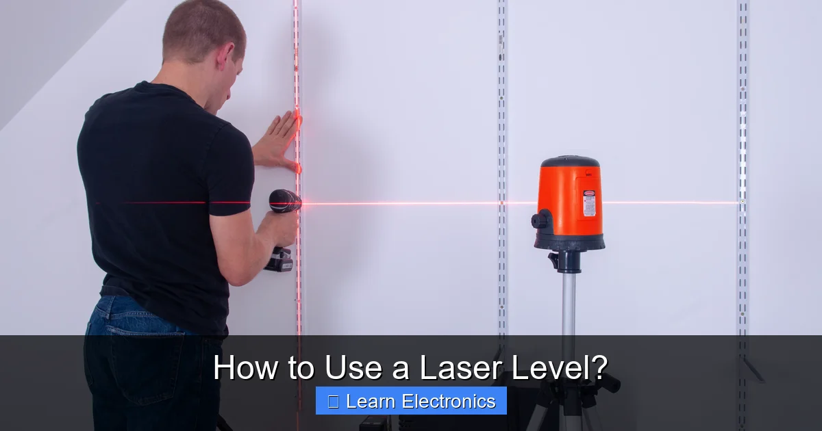How to Use a Laser Level? - GeekyElectronics