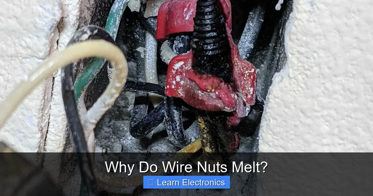 Why Do Wire Nuts Melt? - GeekyElectronics
