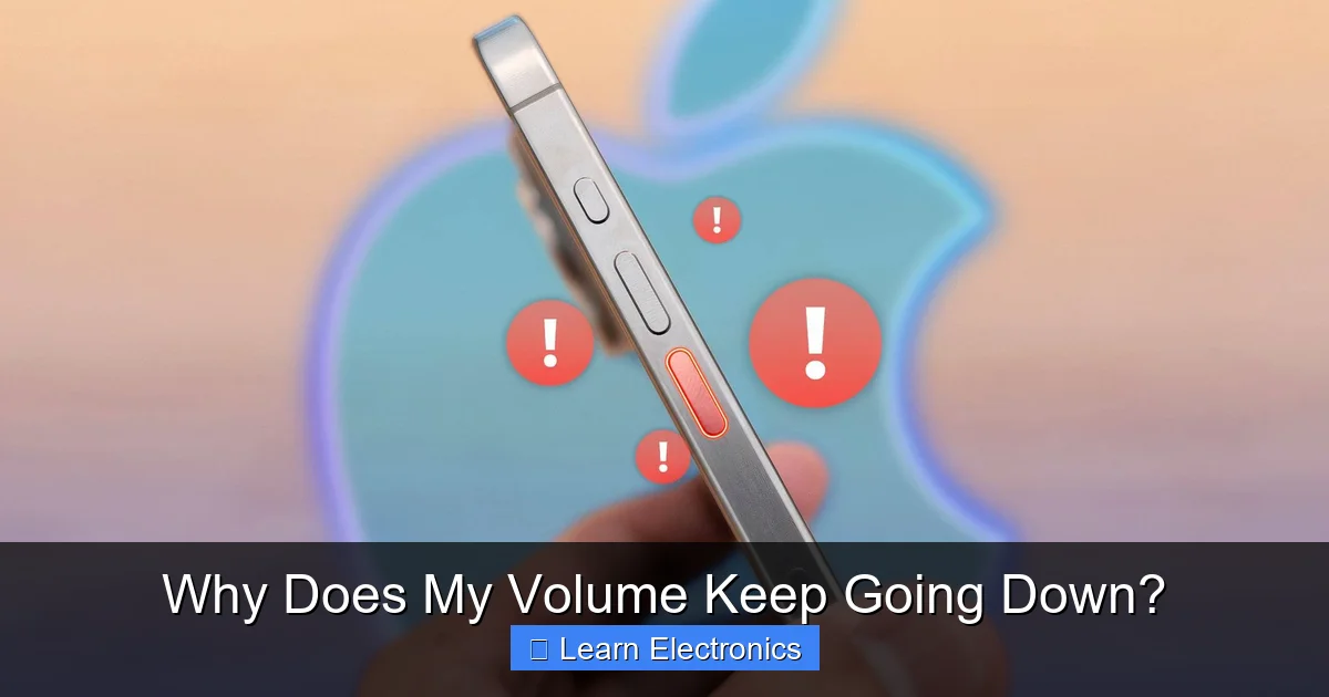 Why Does My Volume Keep Going Down? - GeekyElectronics