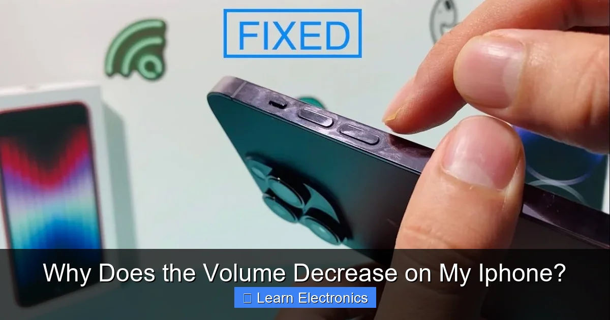 Why Does The Volume Decrease On My Iphone Geekyelectronics 5126
