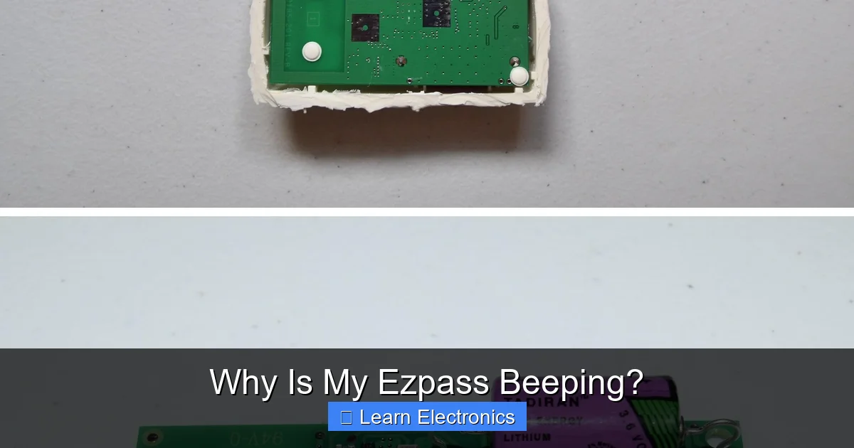 Why Is My Ezpass Beeping? - GeekyElectronics