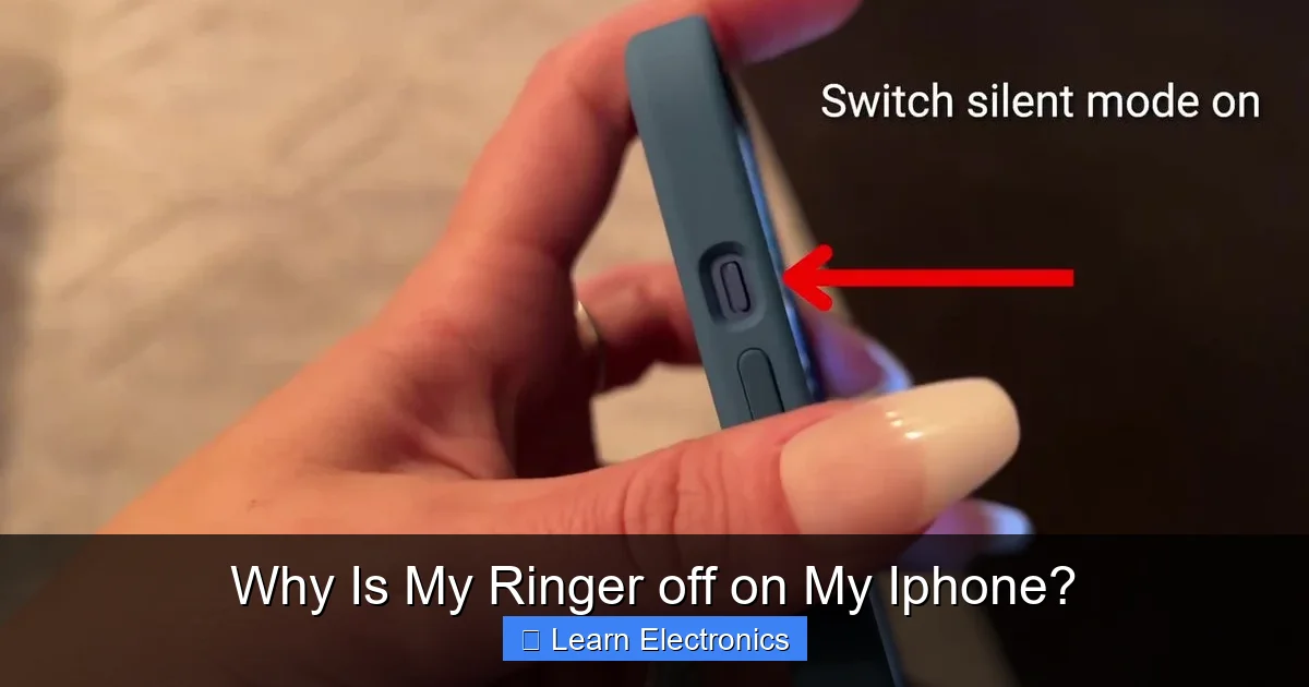 Why Is My Ringer off on My Iphone? - GeekyElectronics