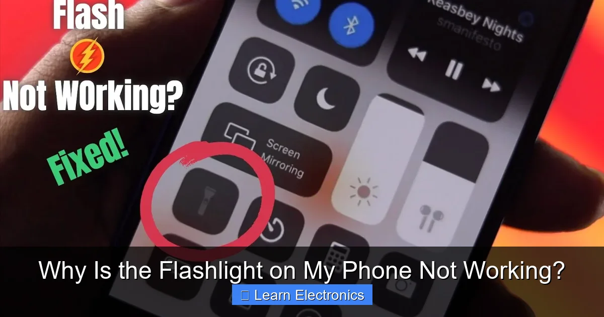 Why Is the Flashlight on My Phone Not Working? - GeekyElectronics